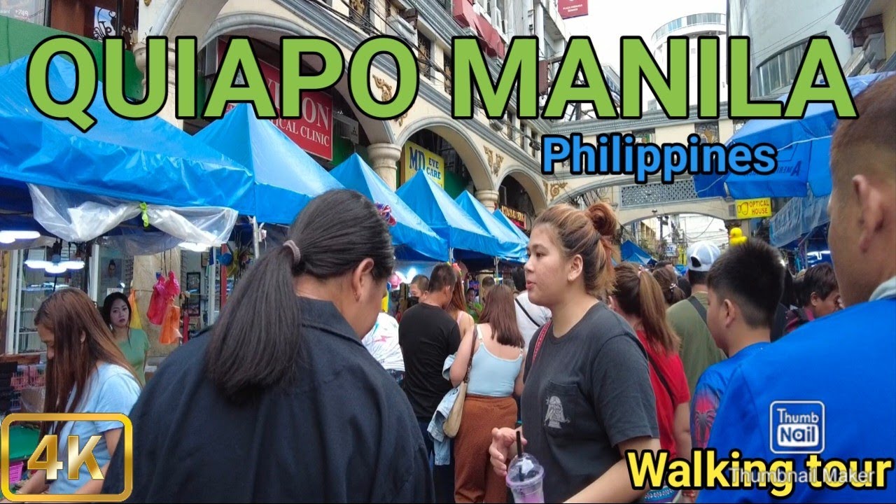 Street Walking Tour Around Quiapo Manila|Quiapo Manila City Philippines ...