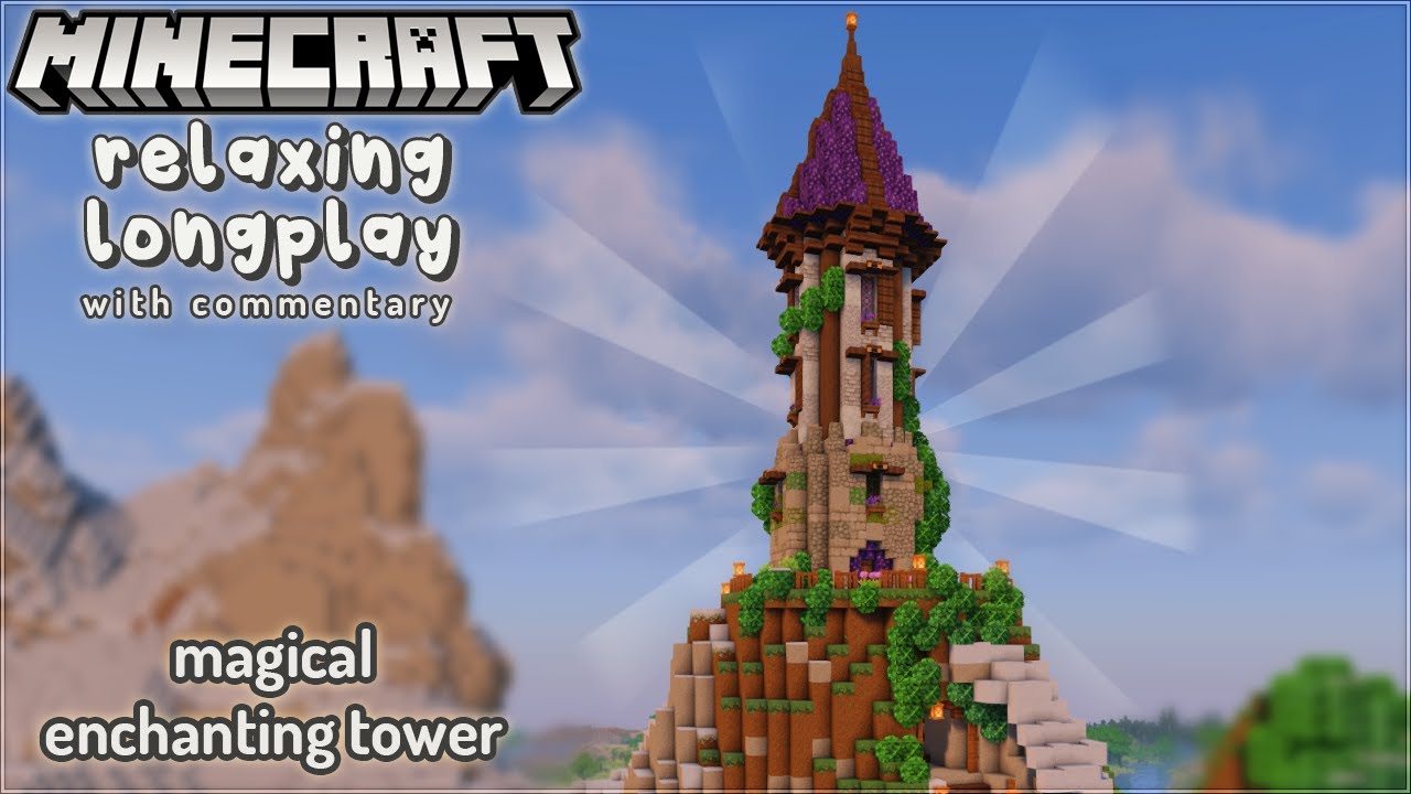 Building a Magical Enchanting Tower | Minecraft Relaxing Longplay with ...