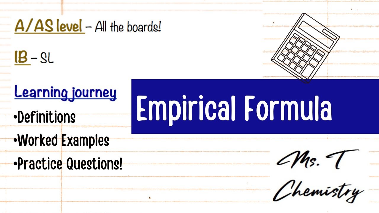 Empirical Formula | Chemistry A/AS Level | IB SL | GCSE - YouTube
