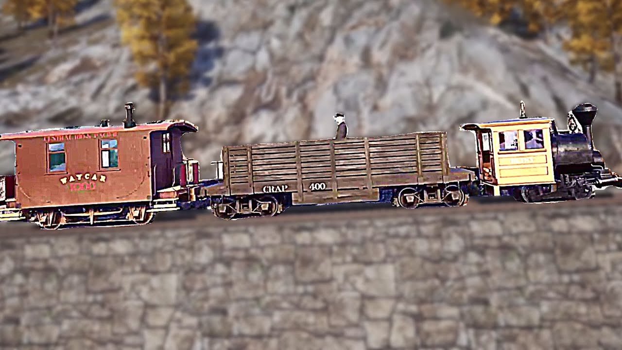 Our first iron ore train - 1 Betsy, 1 Hopper, 1 Caboose! - YouTube