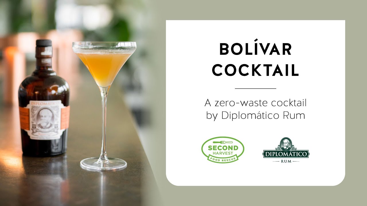 Zero Waste Cocktail Recipe: Bolívar Cocktail - YouTube