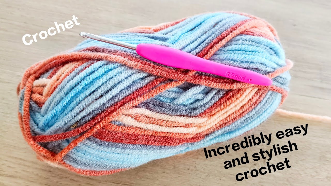 Incredibly easy and stylish crochet 👈crochet for beginners # ...