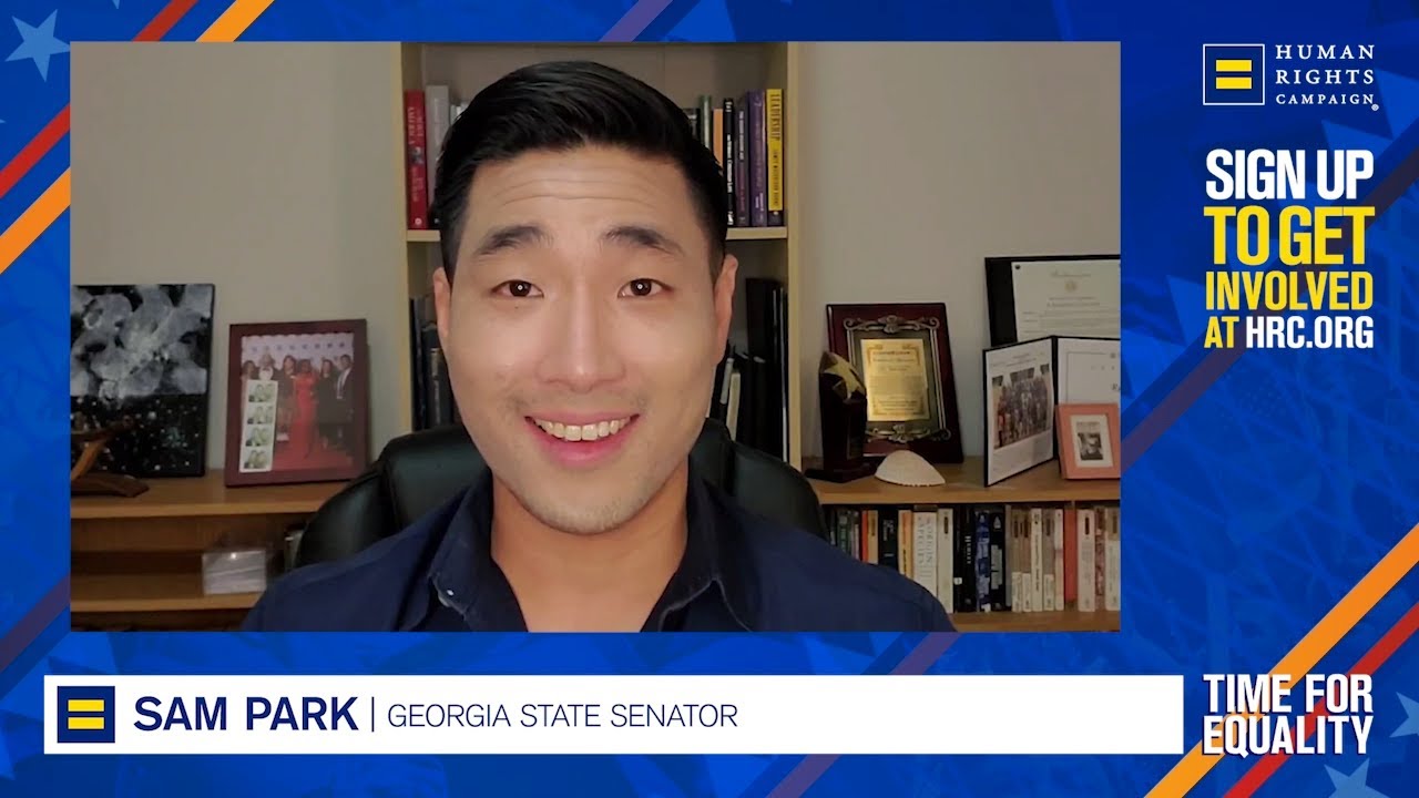 Georgia State Rep Sam Park: Time for Equality Live - YouTube