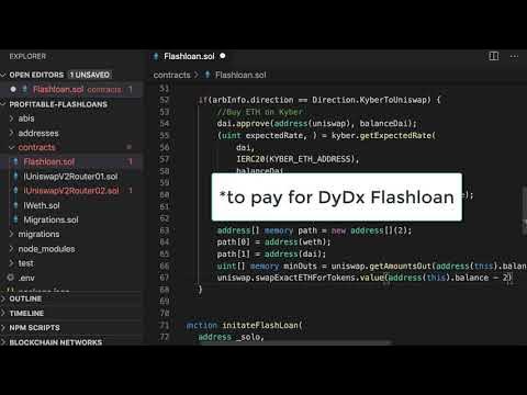 24 Arbitrage 1 Buy on Kyber, sell on Uniswap EatTheBlocks Pro - YouTube