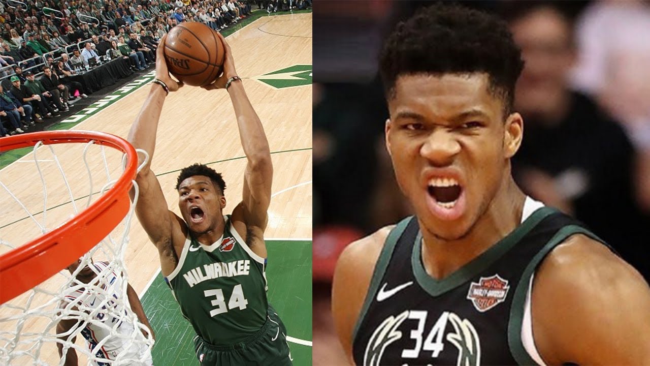 10 Minutes of Giannis Antetokounmpo being GREEK GOD - YouTube