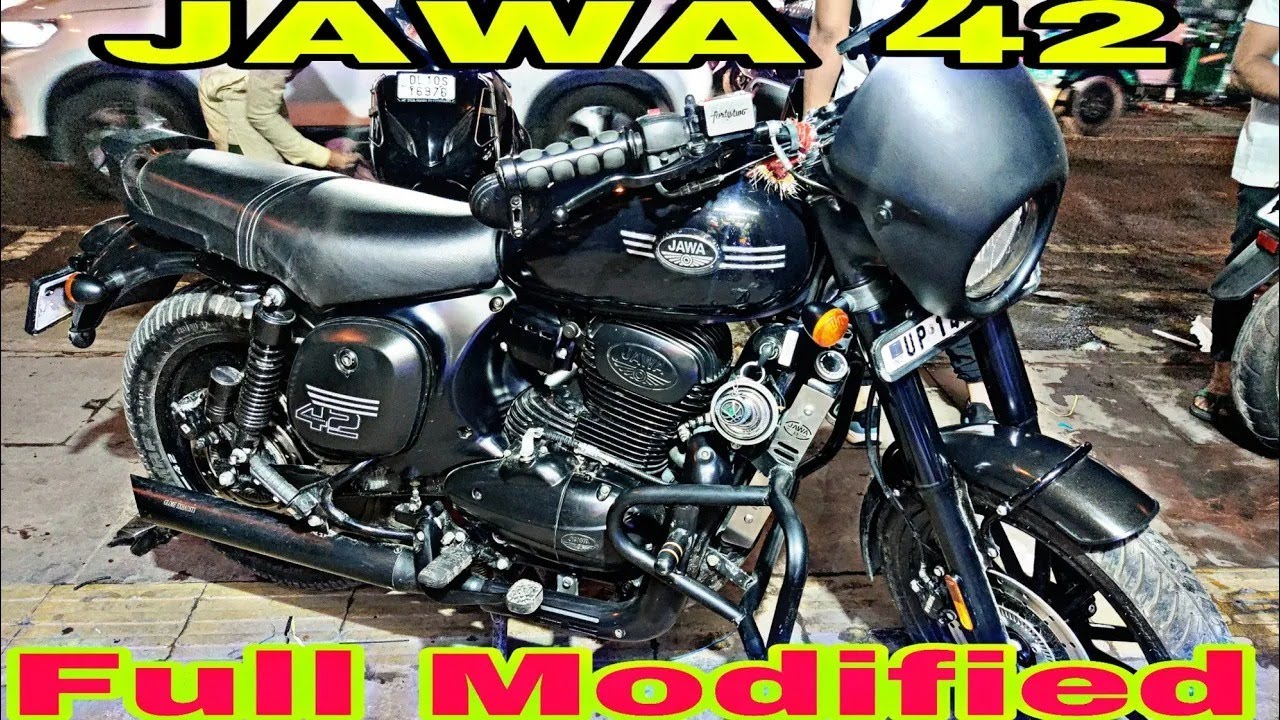 Jawa Perak convert into Harley Davidson | Jawa Bike Accessories ...