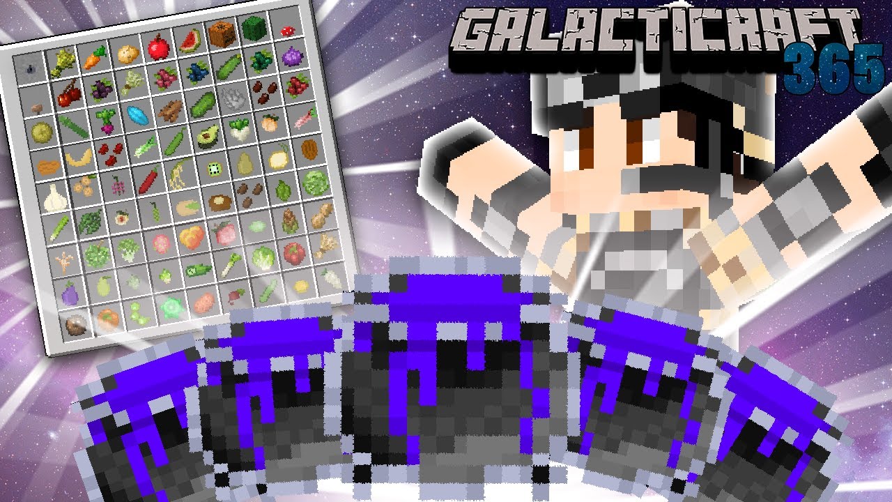 Farmei a MELHOR (e mais CARA) Comida do MODPACK! - Galacticraft 365 ...