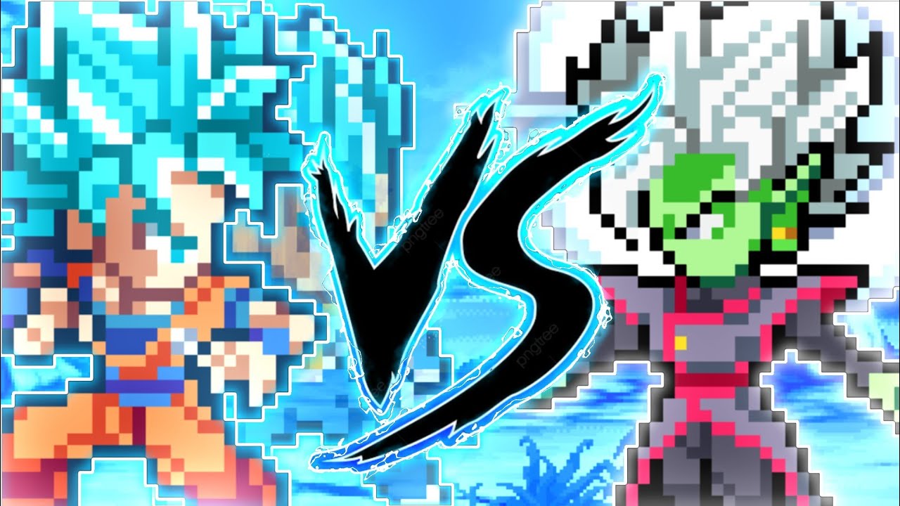 Goku E Vegeta Vs Zamasu (Sprite Animation) - YouTube