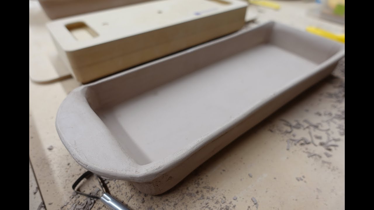 How to Create a Ceramic Casserole Dish using GR Pottery Forms - YouTube
