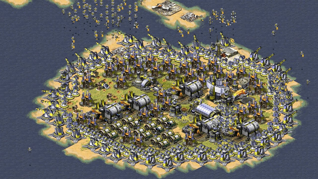 Yuri's Revenge Red Alert 2 World Map Upgrade 03 Map Super Extra Hard AI ...