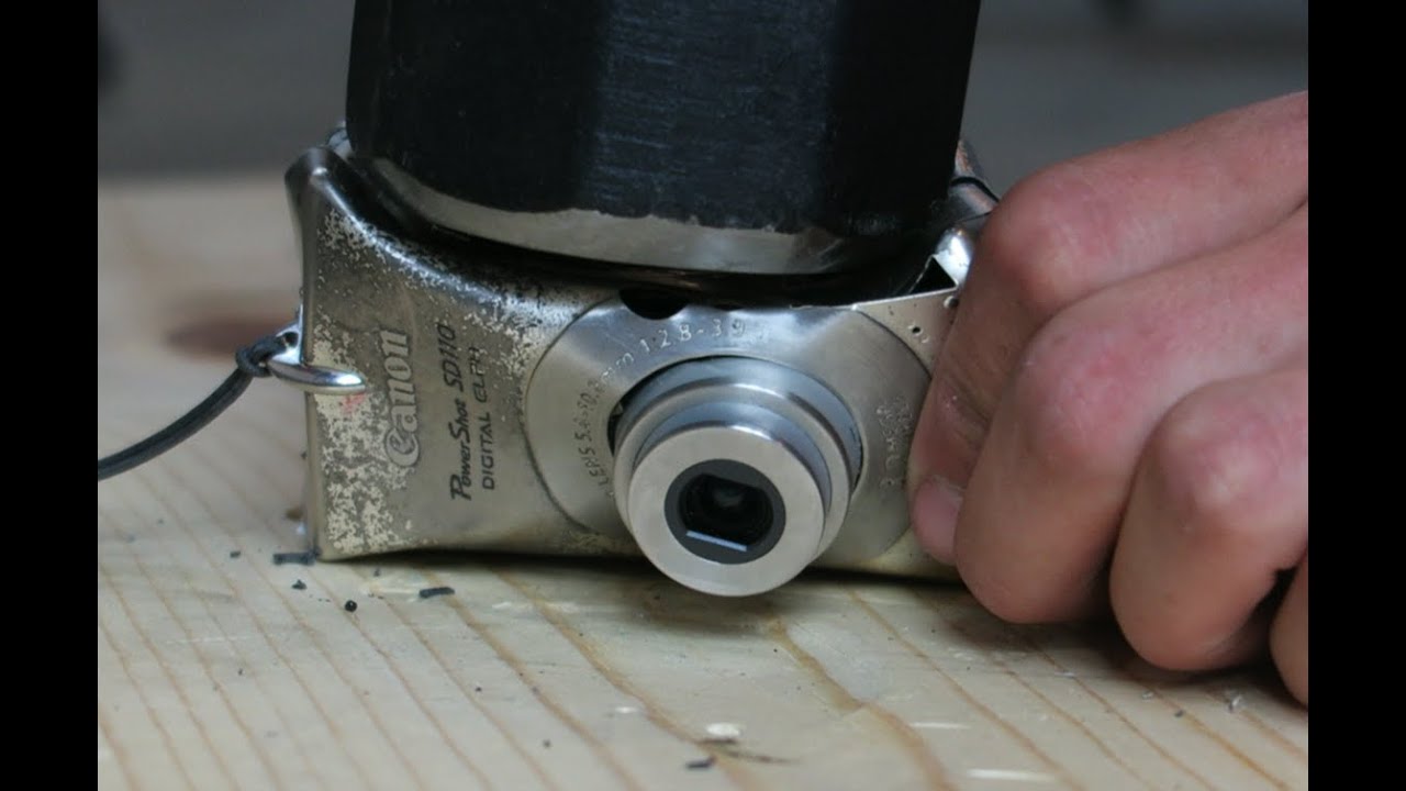 CANON CAMERA - DESTROYED!! DO NOT TRY THIS AT HOME!! - YouTube