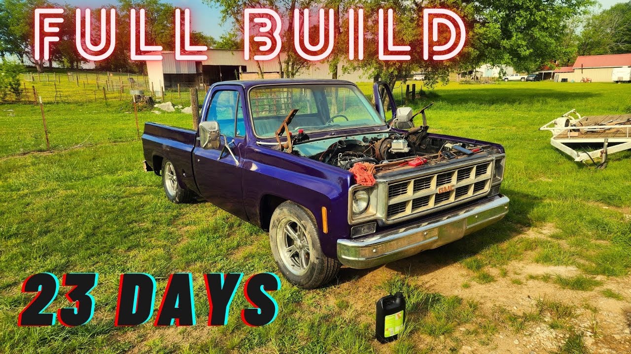 23 Day C10 Build in 50 Minutes (Full Squarebody Build) - YouTube
