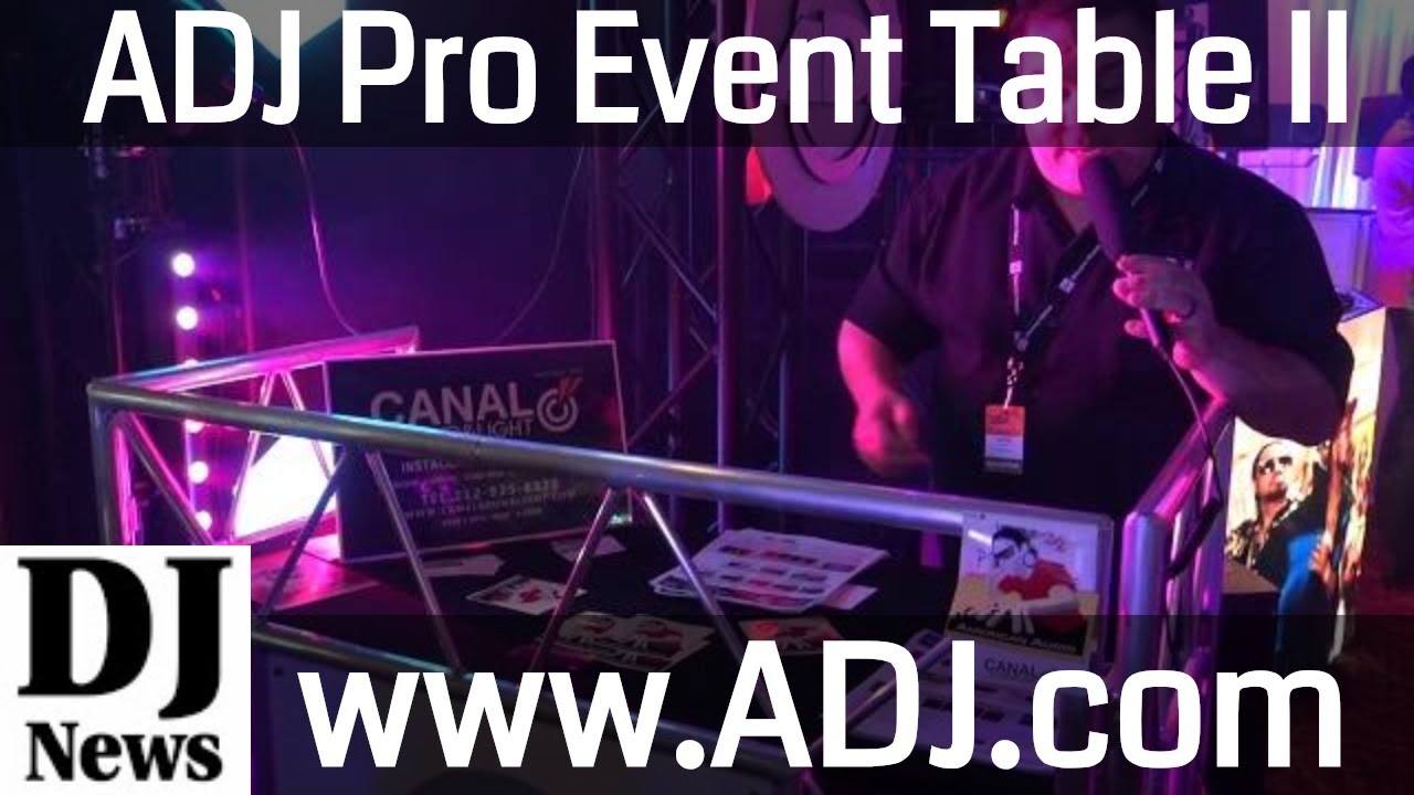 ADJ Pro Event Table II for DJ Booth Facade Look For Coffin | Disc ...