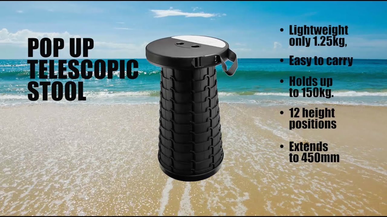 Pop Up Telescopic Stool - New Product - YouTube