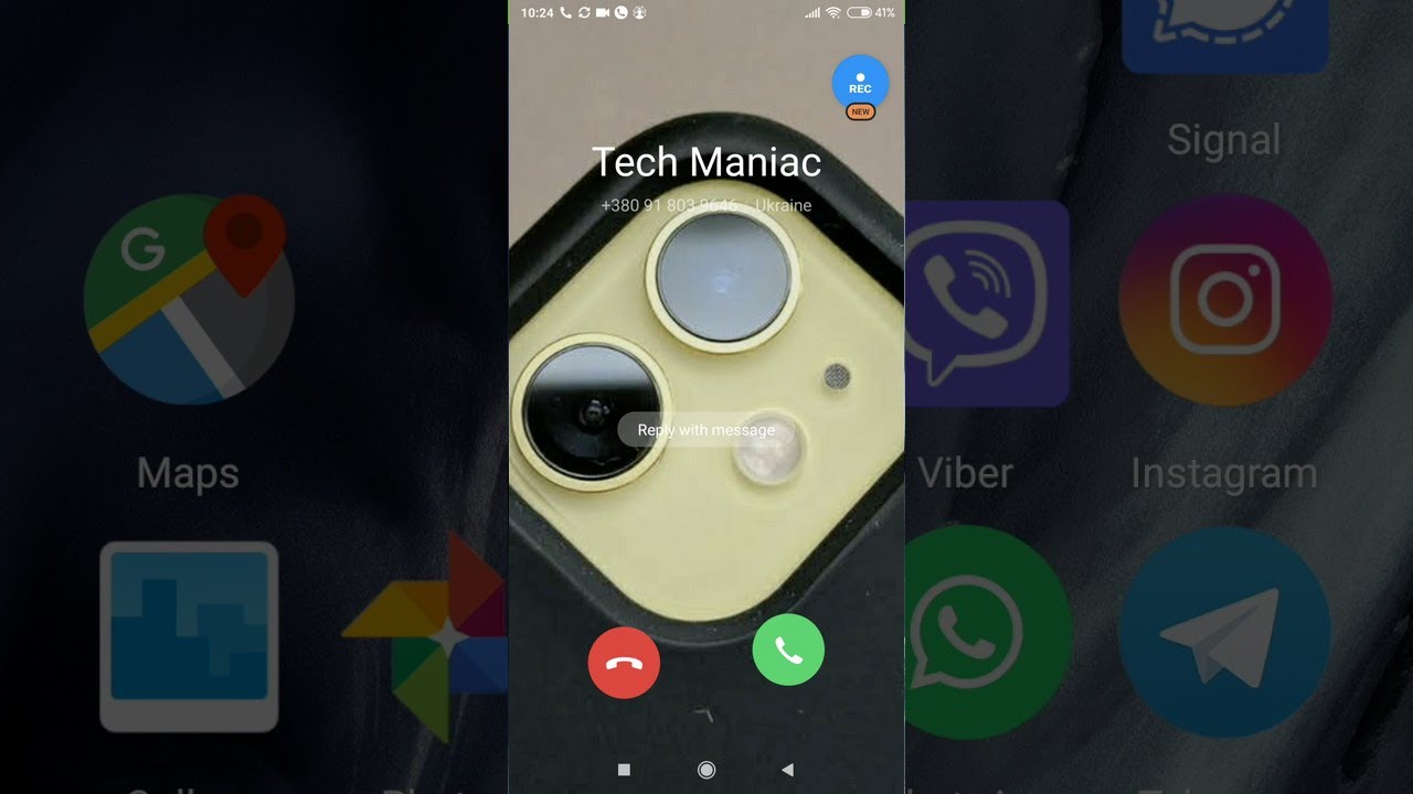 Xiaomi Android 9 Mi Dialer Incoming Call Screen and Ringtone (MIUI 11 ...