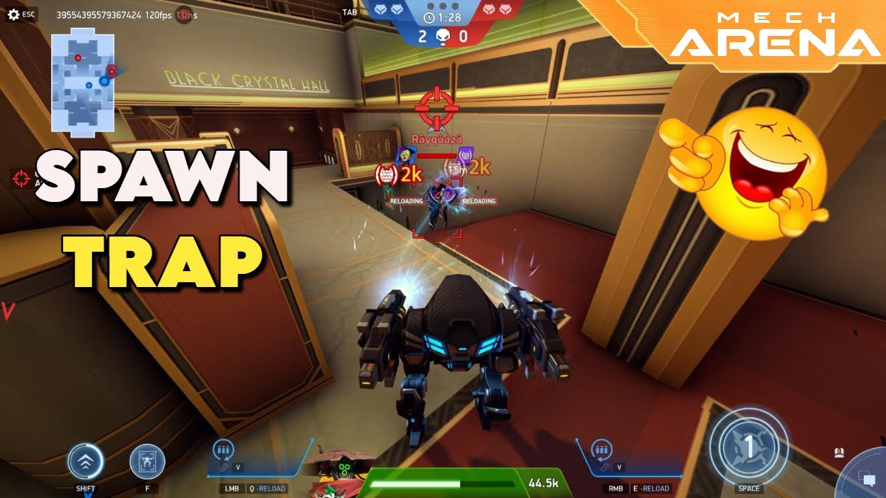 Spawn Trap | Zephyr Revoker 8 is op | Mech Arena - YouTube