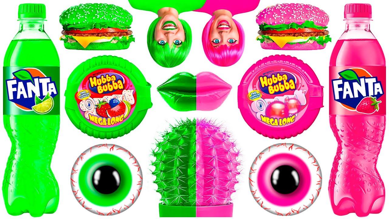 ¡COMIENDO SOLO UN ALIMENTO DE COLOR POR 24 HORAS! Último para dejar de ...