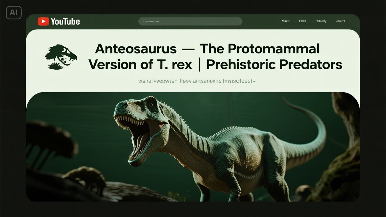 "Anteosaurus – The Protomammal Version of T. rex | Prehistoric ...