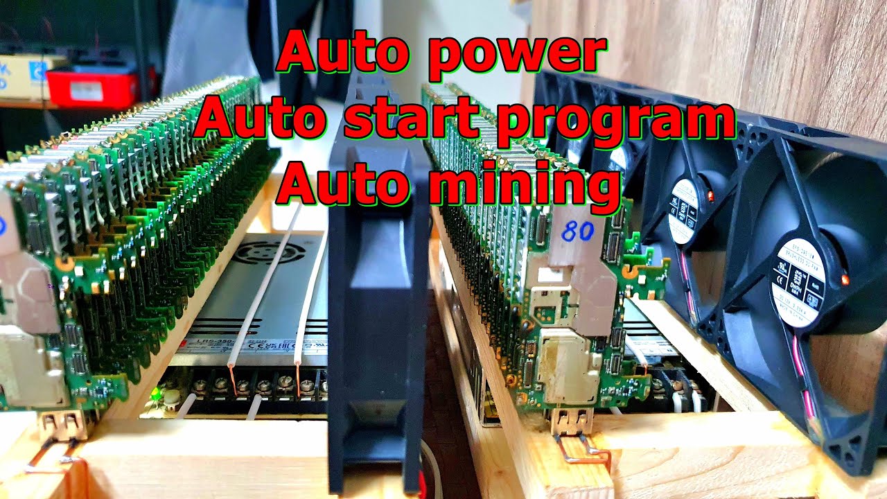 Mobile mining Auto power-Auto start - YouTube