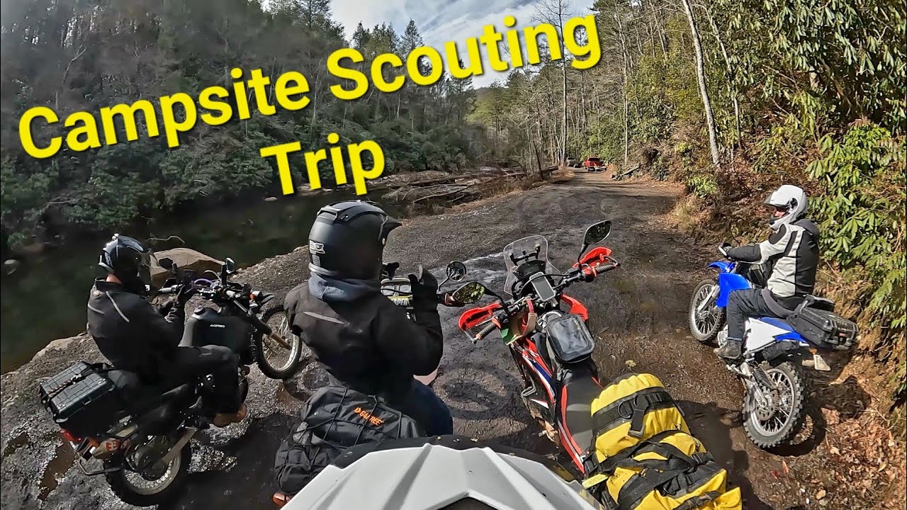 Scouting for a spring campsite - YouTube