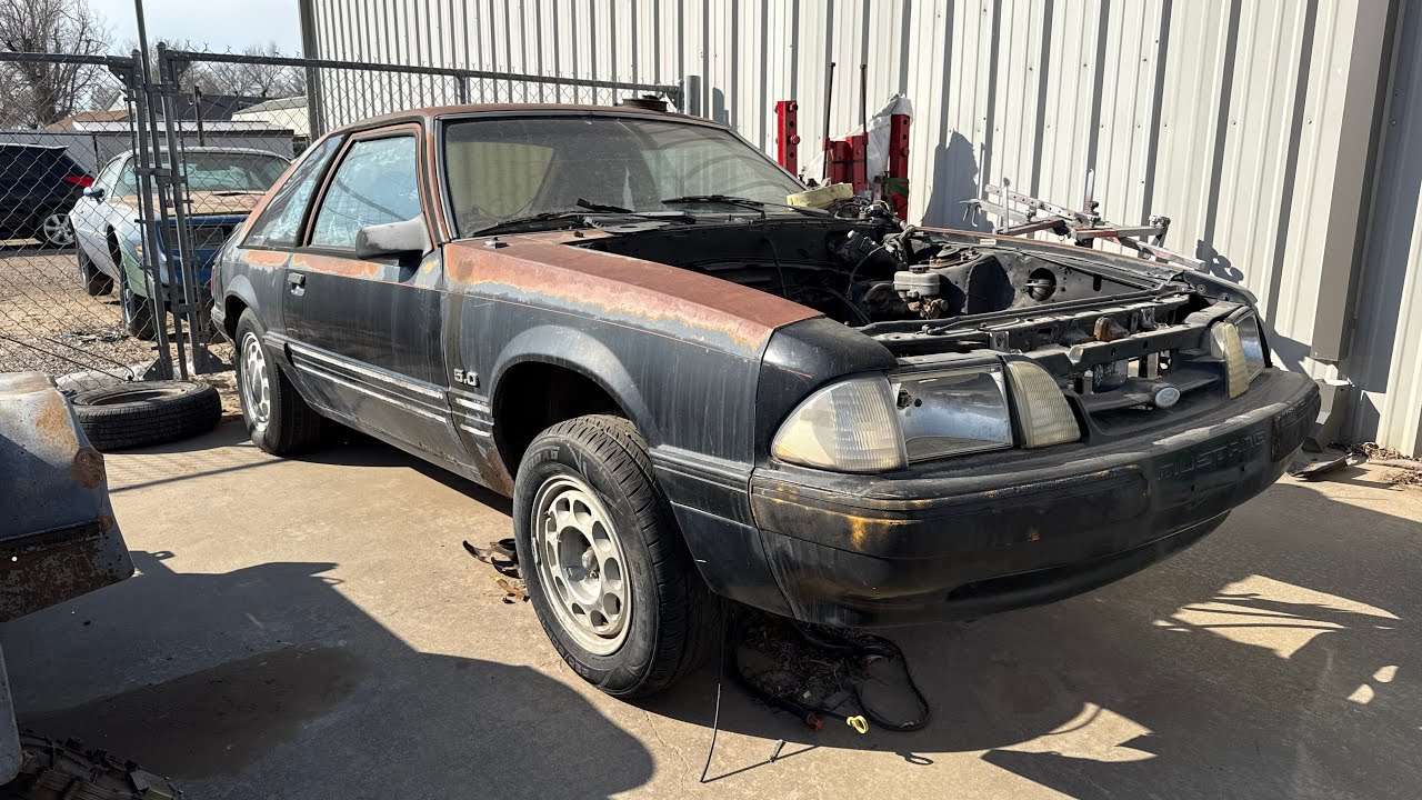 How to catch a Foxbody Mustang on fire. - YouTube