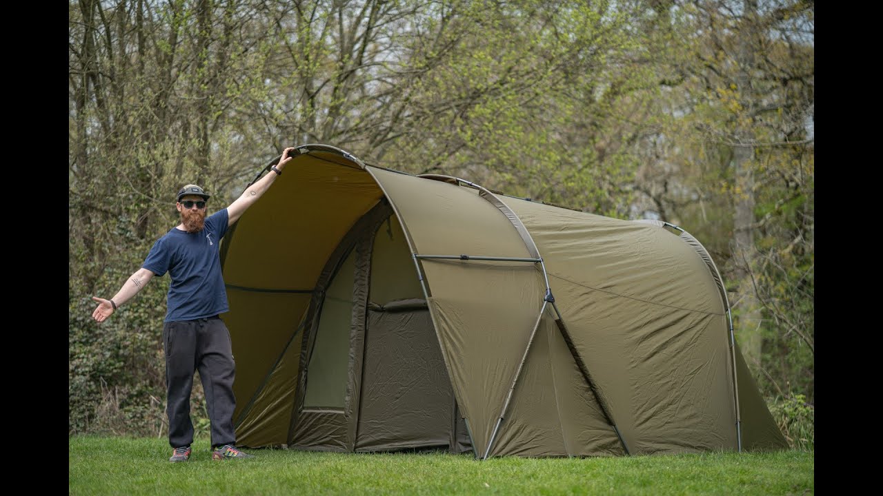 NGT XL Profiler Domed Bivvy with Hood - 5000mm Super Sized 2 Man Bivvy ...
