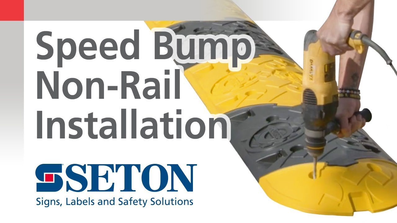 Seton Speed Bump Standard Fixing System Installation Video | Seton ...