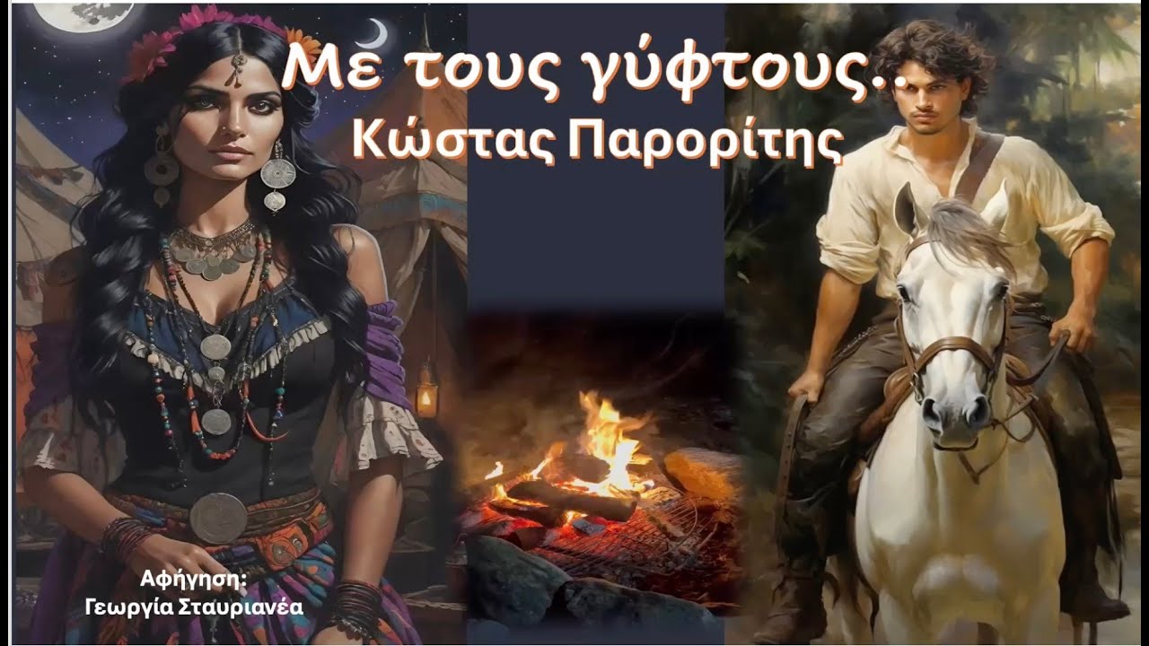 Με τους γύφτους.. Κώστας Παρορίτης.. Διήγημα.. Logo-texnis..Geo ...