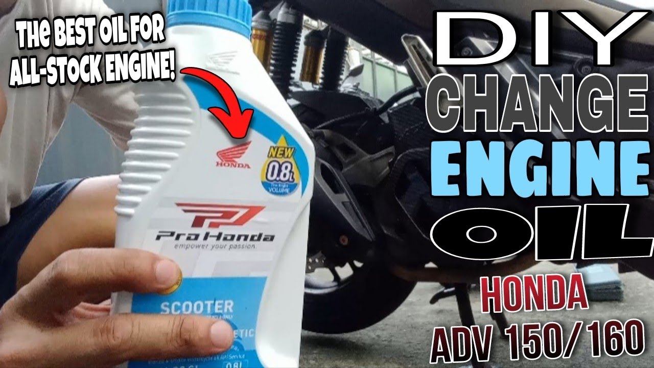 Proper Change Oil procedure for Honda ADV 2026 | Honda ADV 150 /160 ...