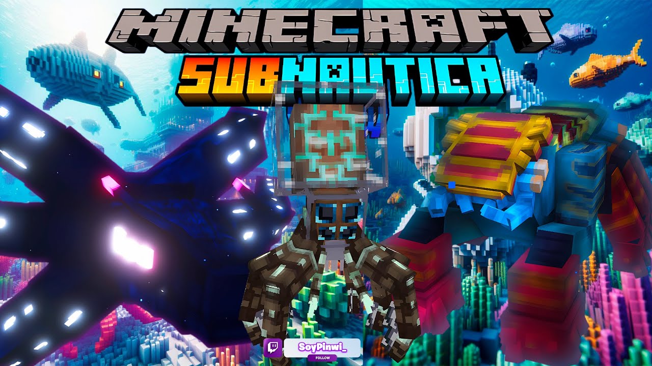 🐋 Sea monsters for your Minecraft 🐋 - SUBNAUTICA MOD 1.20.1 - YouTube