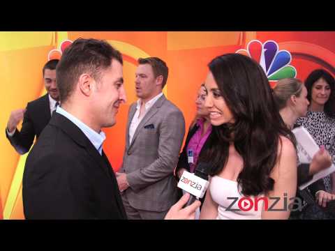 Mozhan Marnò at the NBC Upfront with BTVRtv's Arthur Kade