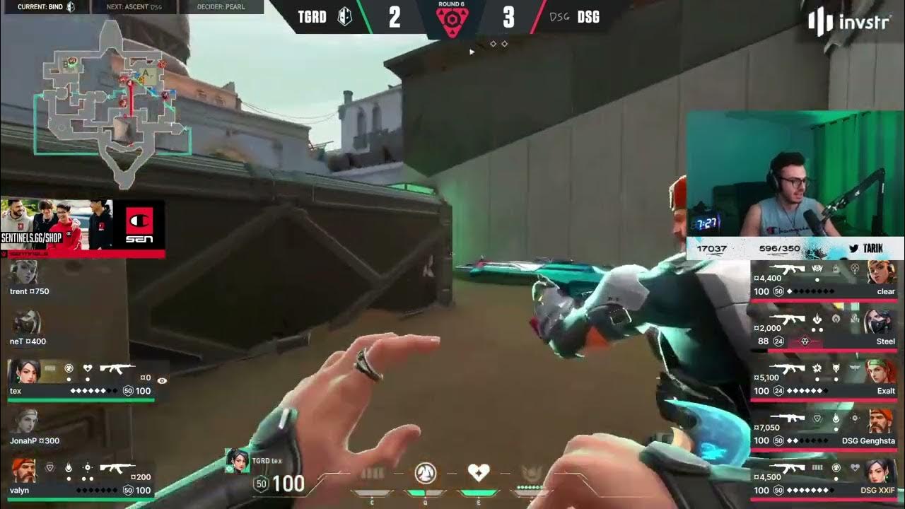 DSG Steel is so good!!!! - Tarik react to The guard vs DSG valorant NA Challengers - YouTube