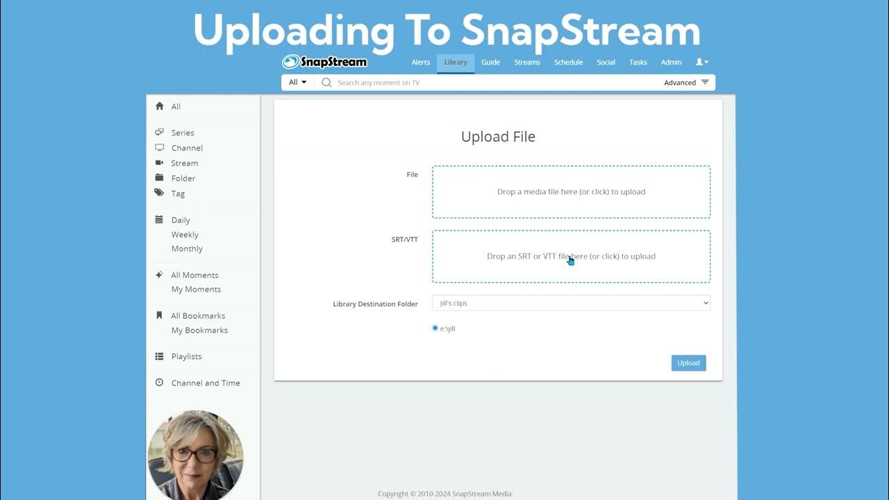 How To Upload Videos To SnapStream - YouTube