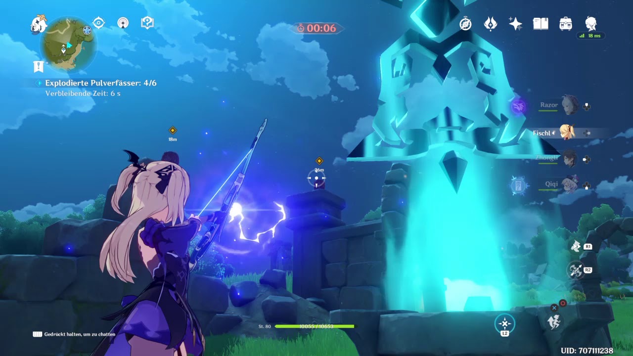 Genshin Impact: Multiplayer Challenge 1 lol - YouTube