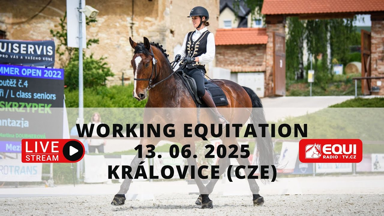 LIVE 🔴 | Working Equitation Czech Summer Open Královice (CZE) – 13. 6 ...