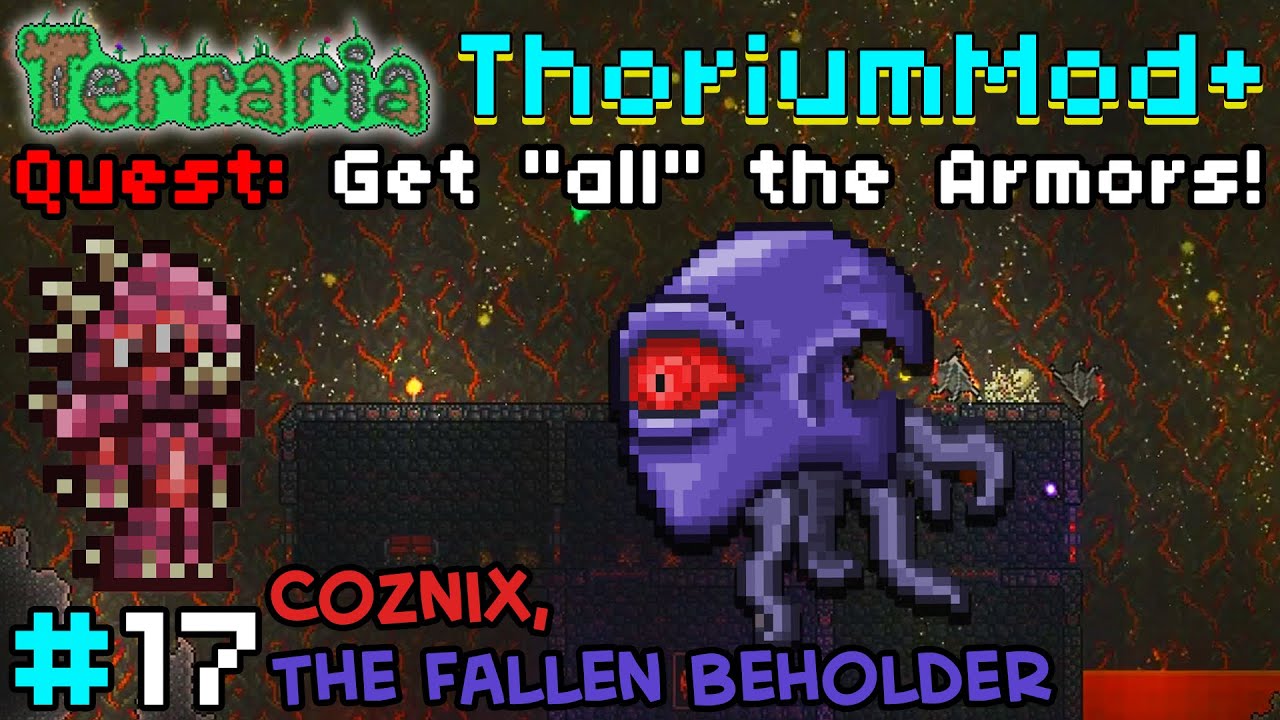 NEW BOSS + NEW SUMMONER WEAPON! - Terraria Mod: ThoriumMod+ #17 | Quest ...