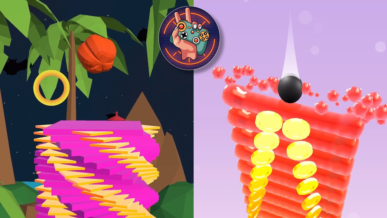Crusher Stack | Jelly Stack - All Level Gameplay Android,iOS - NEW APK MEGA UPDATE - YouTube