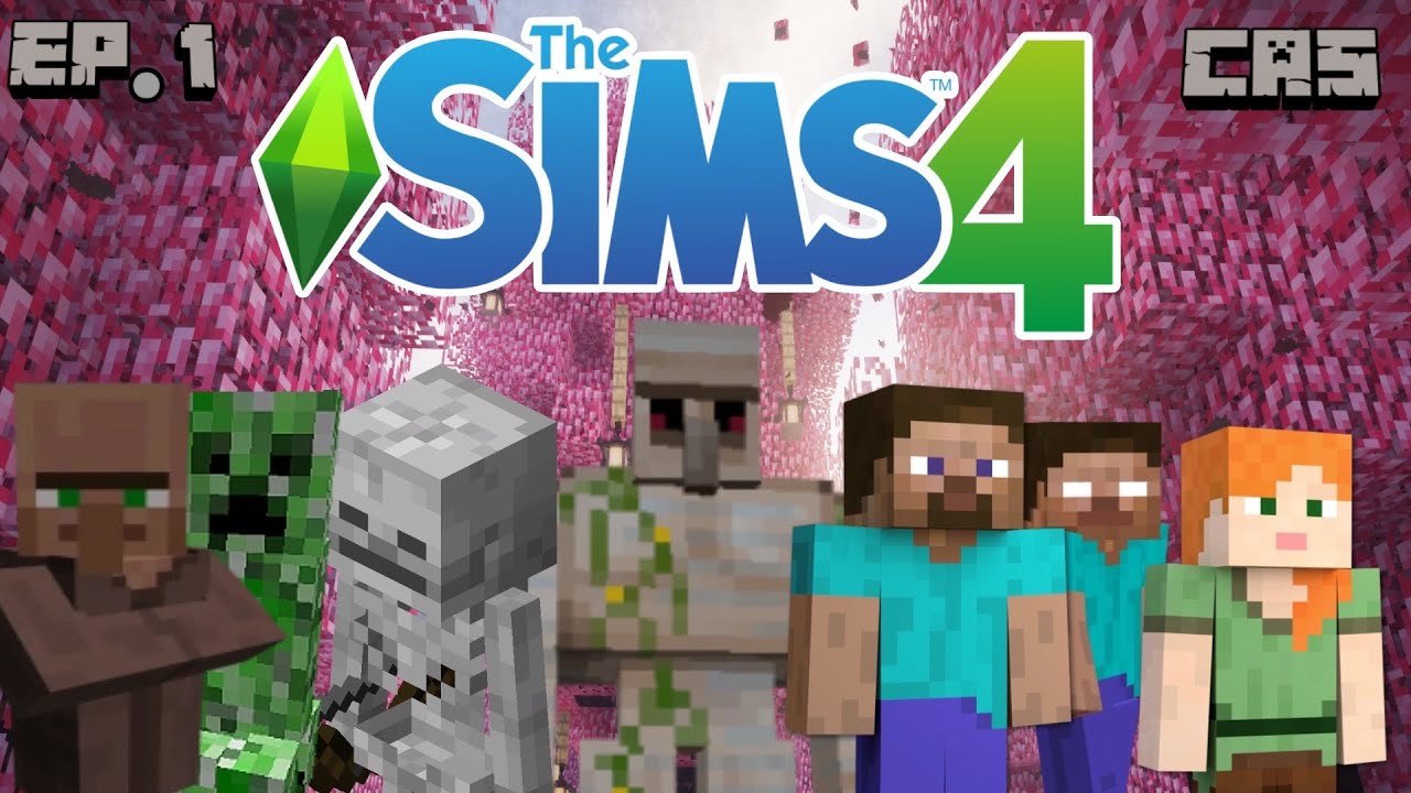 The sims 4 - Minecraft Theme - Ep. 1 (Create A Sim) - YouTube