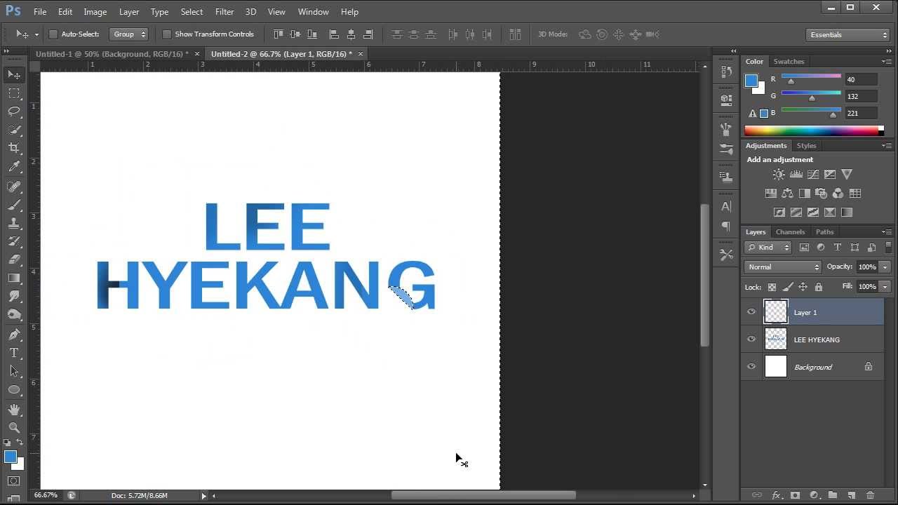 포토샵강좌| Photoshop tutorial burn tool (번툴 종이접기 효과) - YouTube