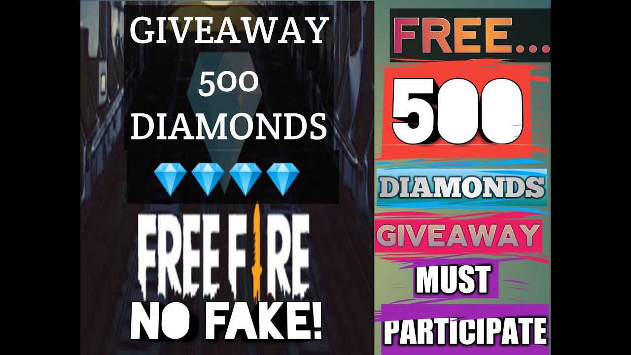 FREE 500 DIAMONDS GIVEAWAY GAMMING WITH HASEEB WITH PROOF - YouTube