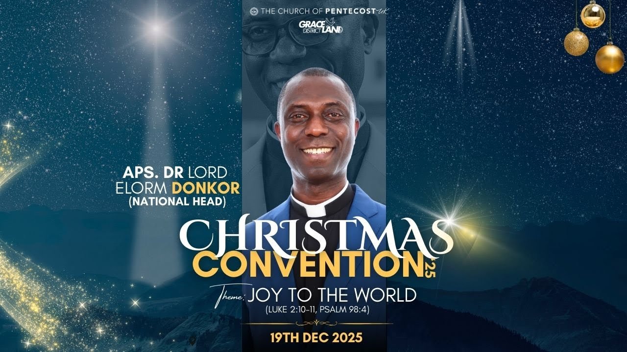 CHRISTMAS CONVENTION - DAY 2 || APS. LORD ELORM DONKOR || GRACELAND ...
