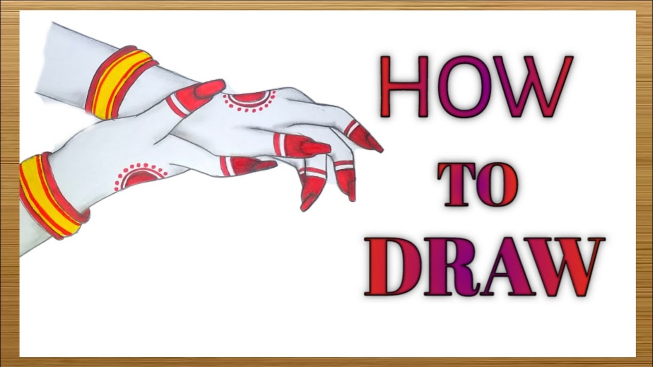 How to draw beautiful hand with alta design with beautiful hands ...