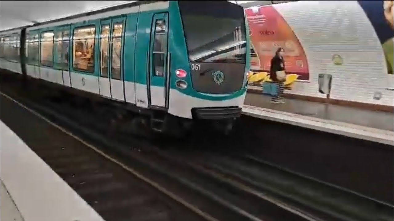 [Paris]Métro 5- MF01- Oberkampf - YouTube