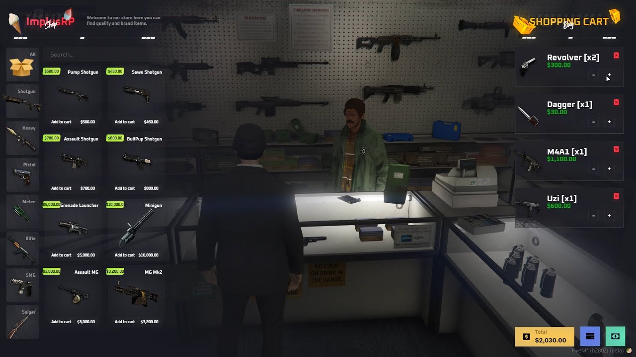 FiveM Shops & Weapon Store & Blackmarket (Stylish Design) | Store.IFDevelopments.Com - YouTube