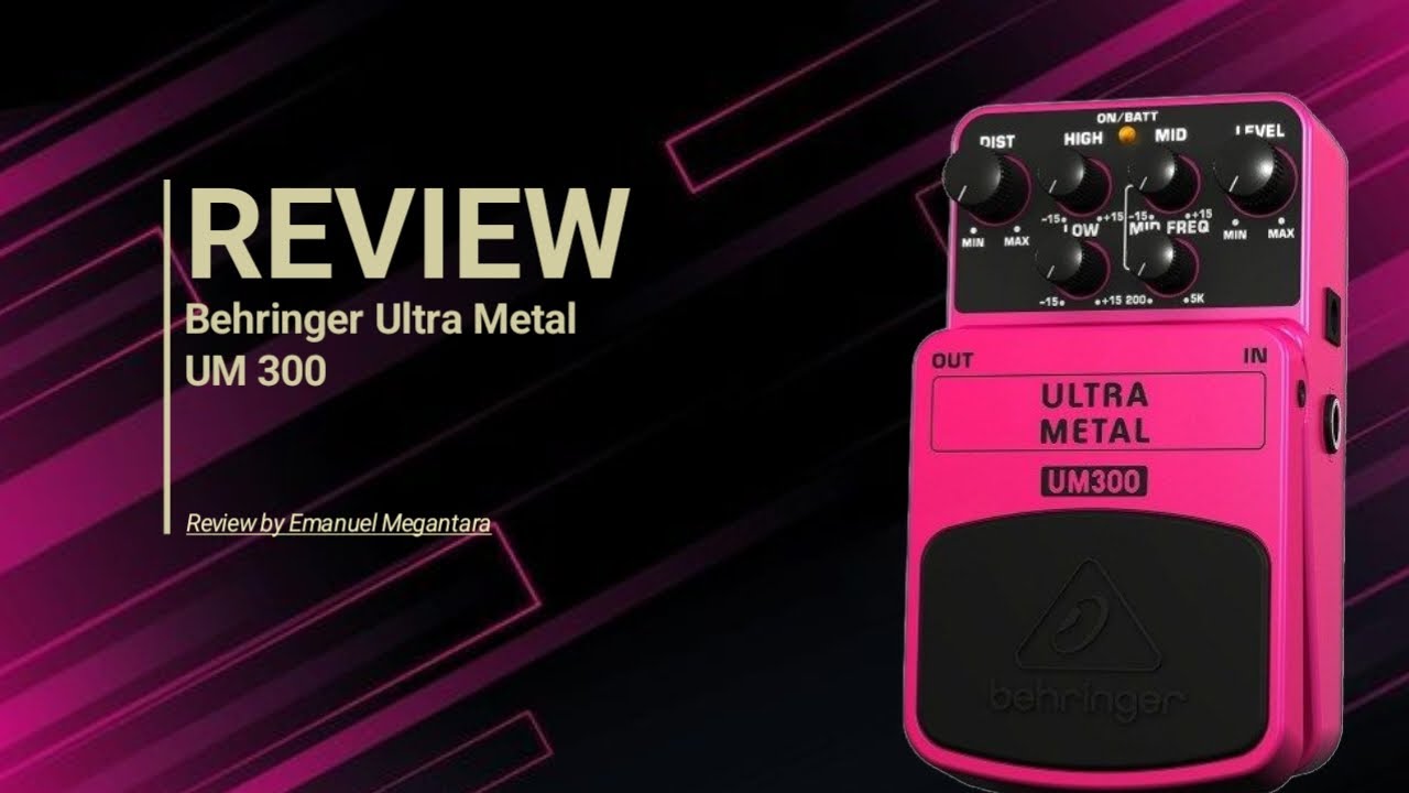 REVIEW BEHRINGER ULTRA METAL UM300 - YouTube
