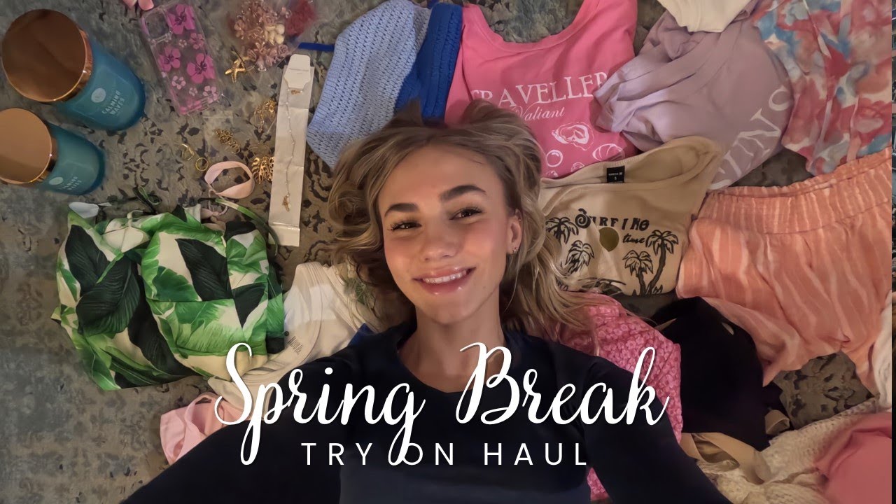 Spring Break Try On Haul!! - YouTube
