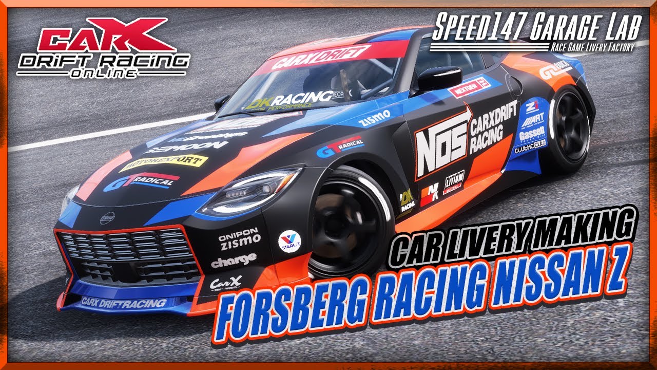 【CarX Drift Racing Online】CAR LIVERY MAKING vol.140〈FORSBERG RACING ...