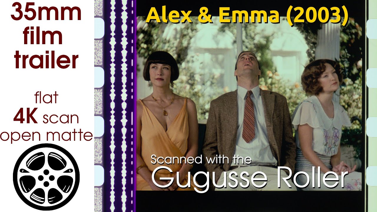Alex & Emma (2003) 35mm film trailer, flat open matte, 4K *CROPPED ...