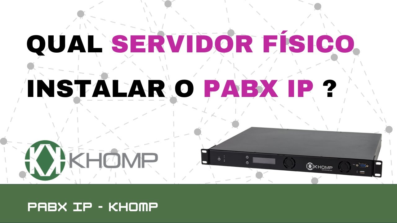 [PABXIP] - Qual servidor físico instalar o PABX IP? #dica - YouTube