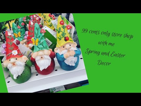 !!99 CENTS STORE SHOP WITH ME!!MUST SEE ADORABLE EASTER AND SPRING ...